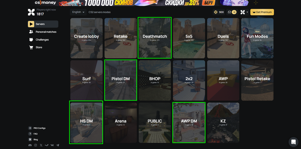 Best CS2 Deathmatch Servers in 2025: Features Compared